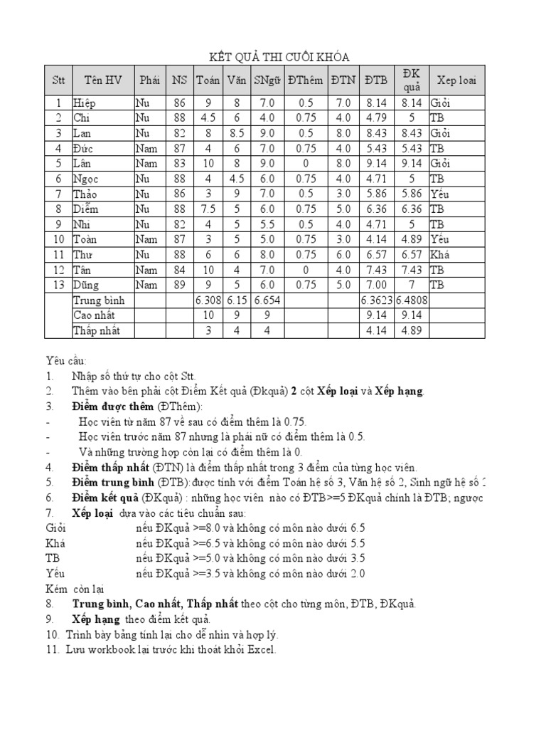 BT Excel-1 | PDF