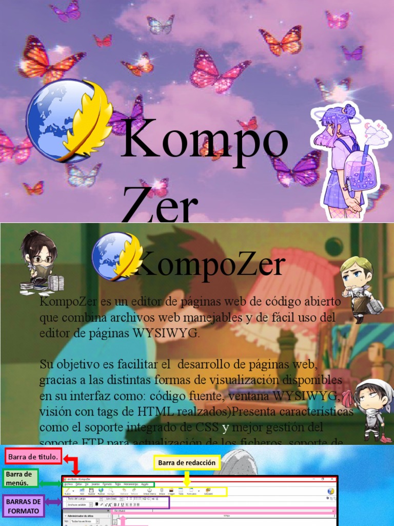 Ventajas de Kompozer | PDF | Página web | Red mundial