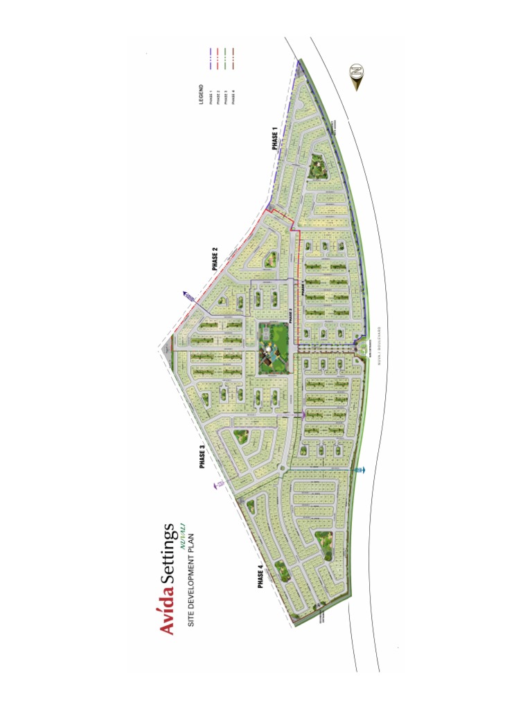 Avida Setting Nuvali Site Development Map | PDF