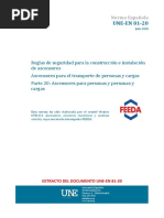 Norma UNE-EN 81-20: Seguridad en Ascensores | PDF | Ascensor | Relé