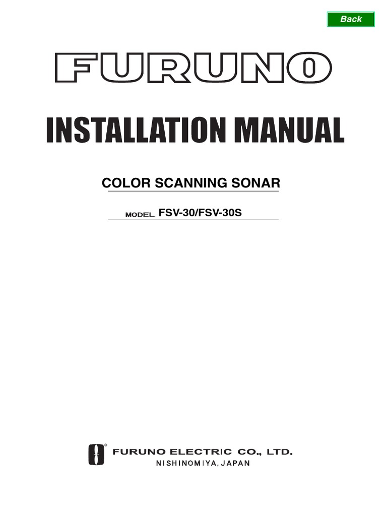 FSV30 Installation Manual | PDF | Screw | Electrical Connector