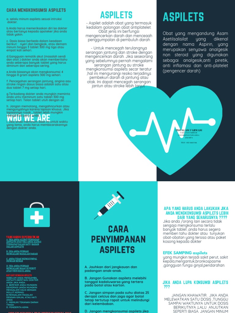 Leflet Aspilet | PDF