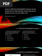 Nota Bab 2 Sejarah Tingkatan 2 | PDF