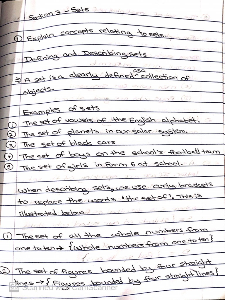 CSEC Mathematics Notes | PDF