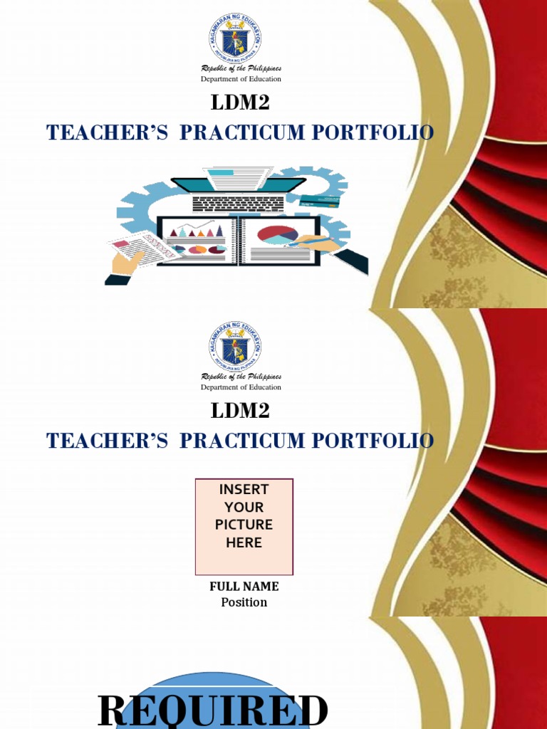 LDM2 Practicum Portfolio For Teachers | PDF | Lesson Plan | Learning