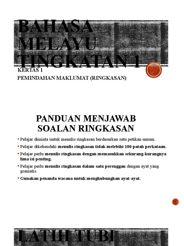 BM Tingkatan 1 Ringkasan | PDF | Bisnis | Pengelolaan Keuangan & Uang