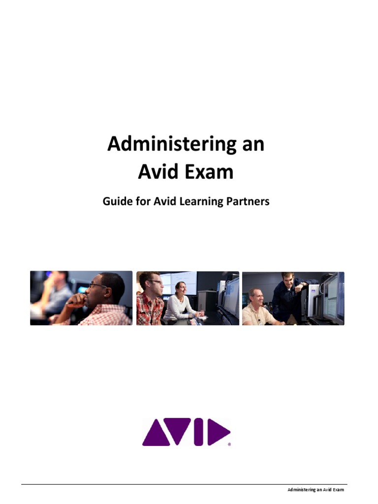 Administering An Avid Exam: Guide For Avid Learning Partners | PDF ...