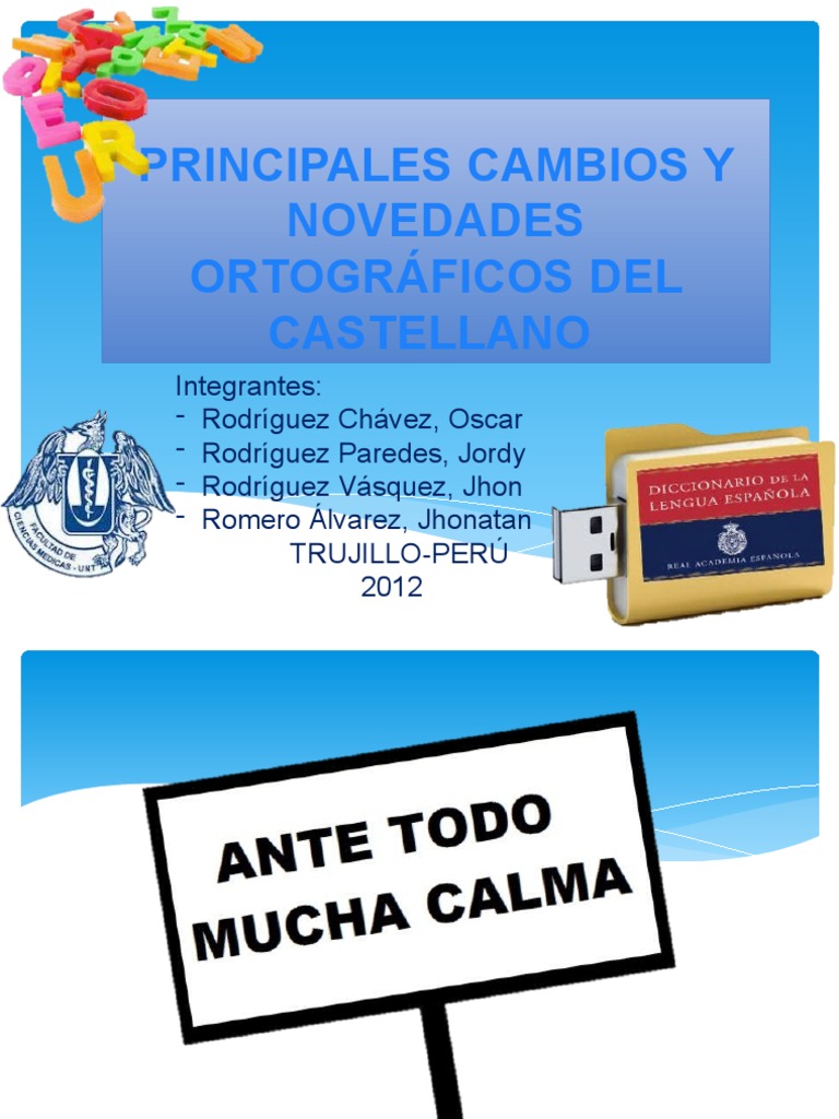 Cambios ortográficos en el español 2010 | PDF | Caso de carta | Alfabeto