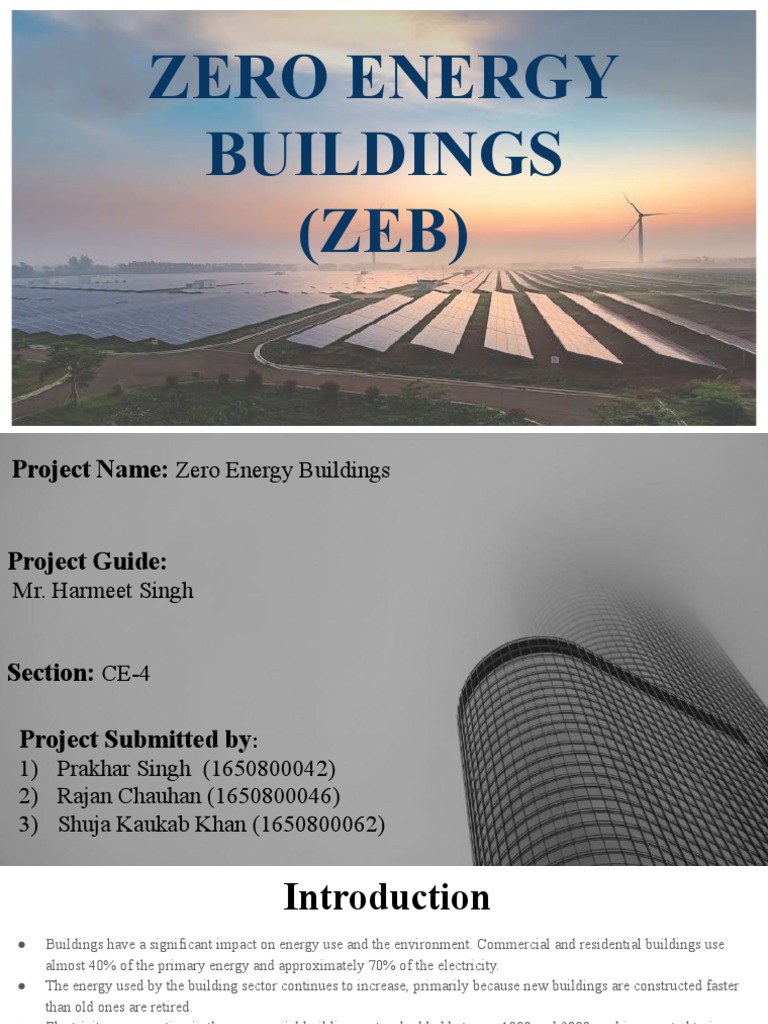 Zero Energy Building Design Guide | PDF | Efficient Energy Use ...
