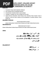 Du Preference Sheet Final | PDF