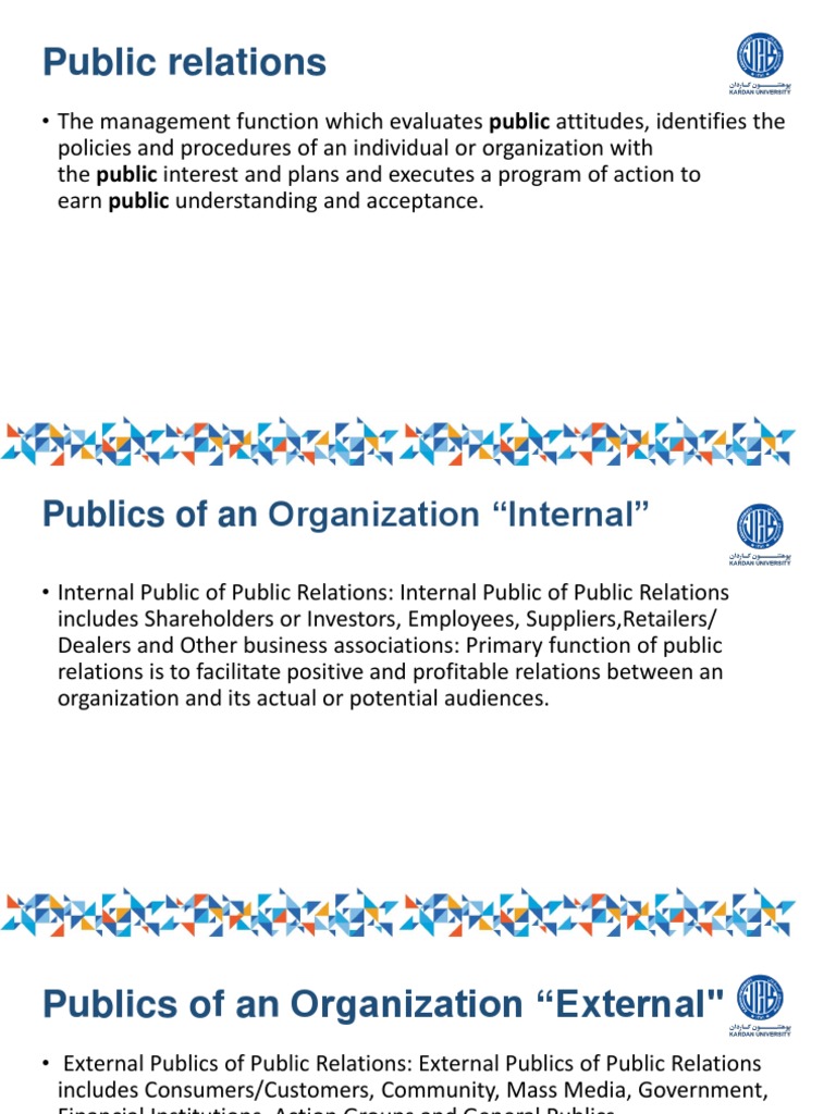 Chapter 2 Public Relations | PDF | Public Relations | Community