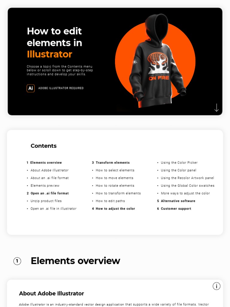 Guide For Adobe Illustrator Users | PDF | Adobe Illustrator | Zip (File ...