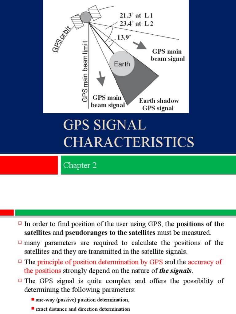 Chapter 2 - Gps Signals | PDF | Global Positioning System ...