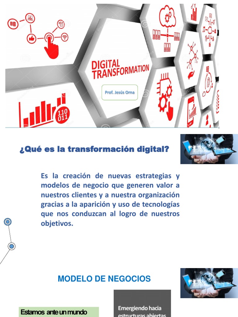 Transformación Digital | PDF | Modelo de negocio | Tecnología de ...