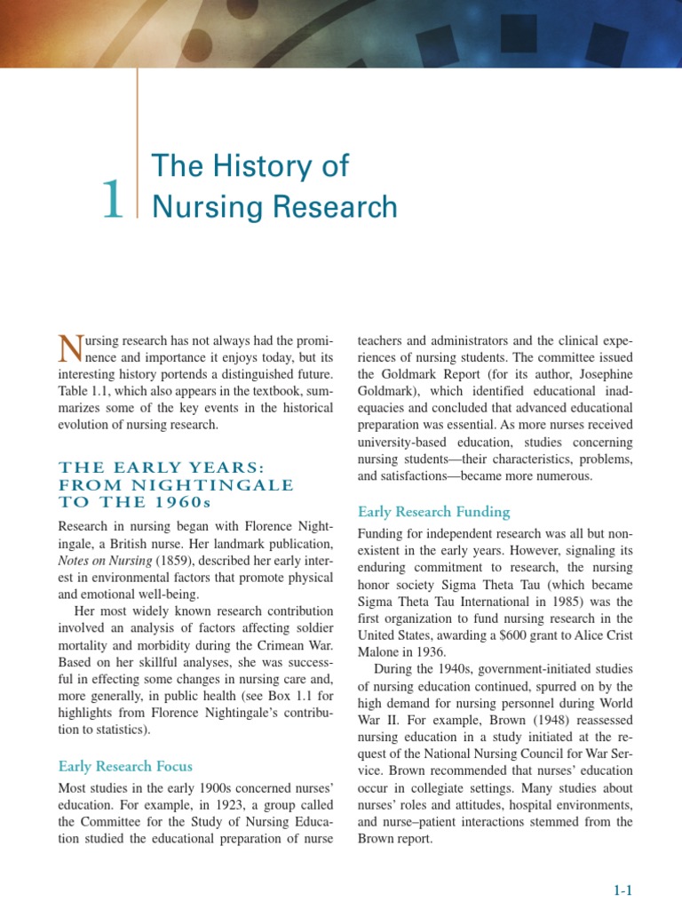 The History of Nursing Research | PDF | Pie Chart | Florence Nightingale