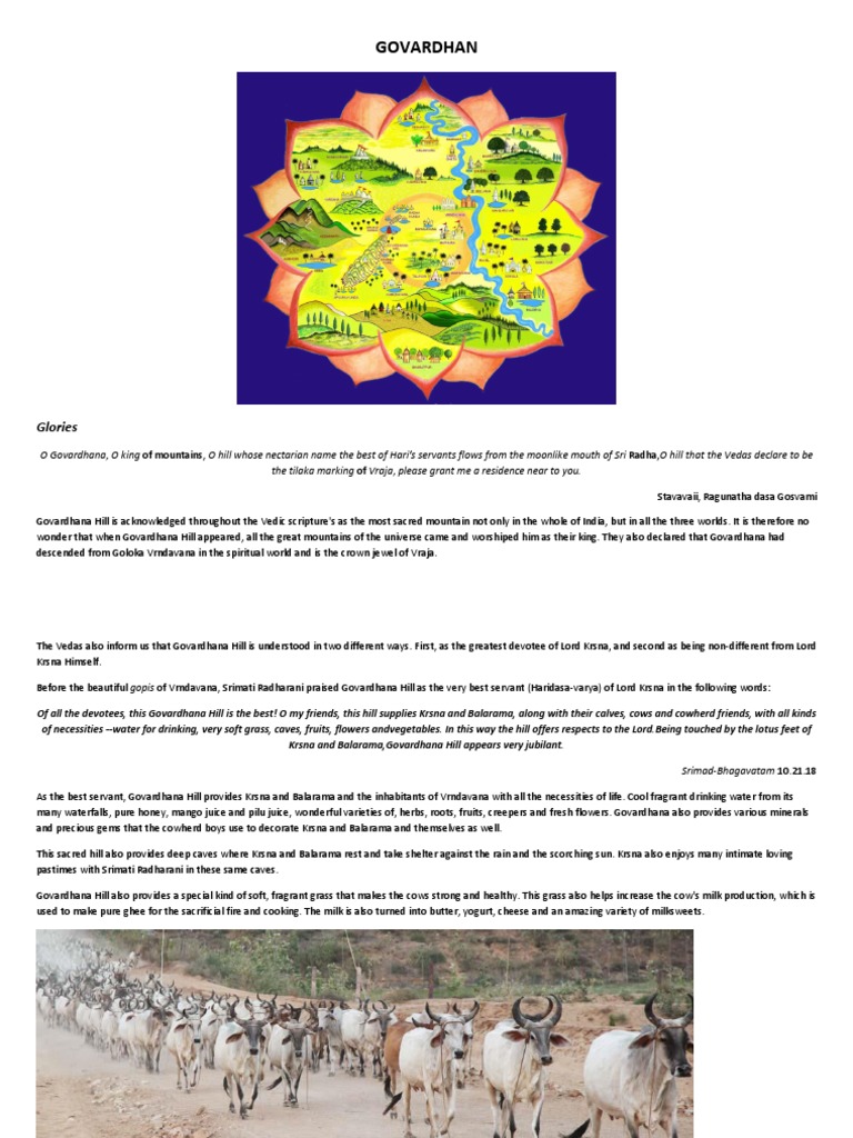 The Sacred Glories of Govardhana Hill: A Comprehensive Look at its ...