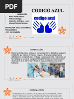 Protocolo Codigo Azul | PDF | Reanimación cardiopulmonar | Paro cardíaco