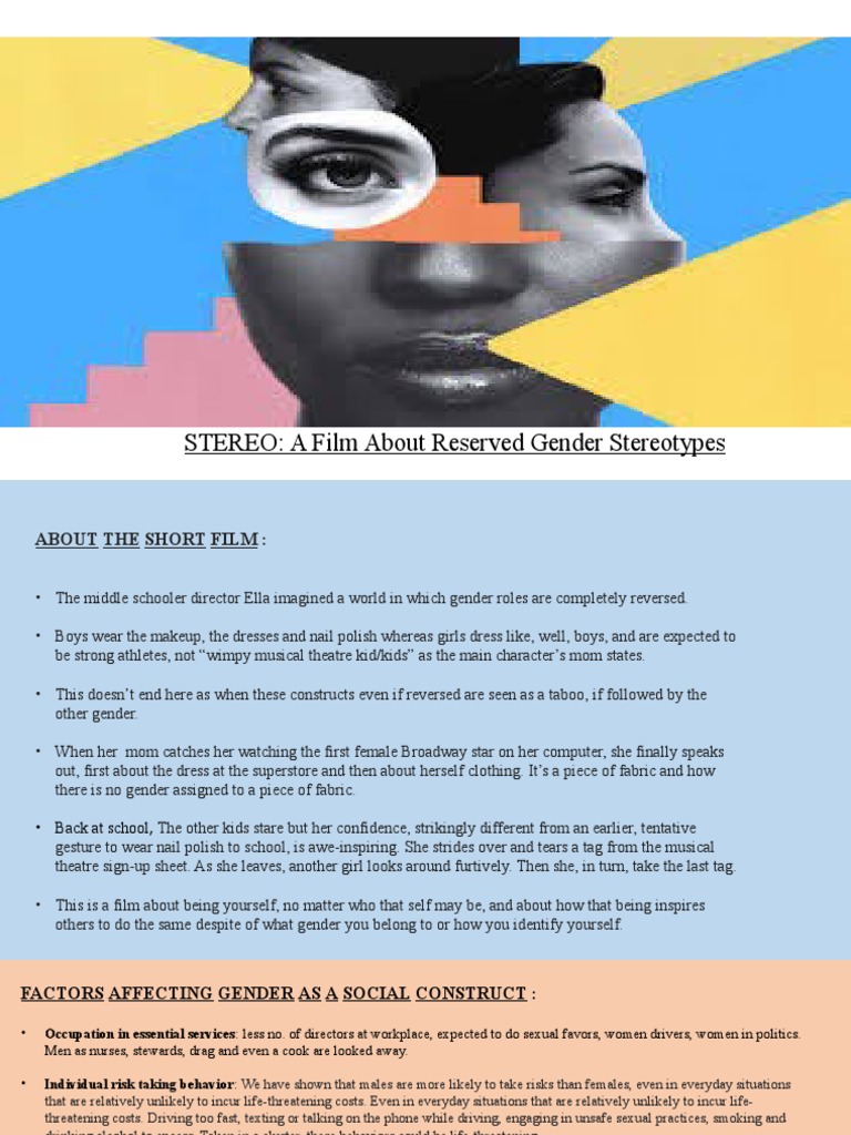 Femineity and Masculinity As Social Constructs | PDF | Gender | Gender ...