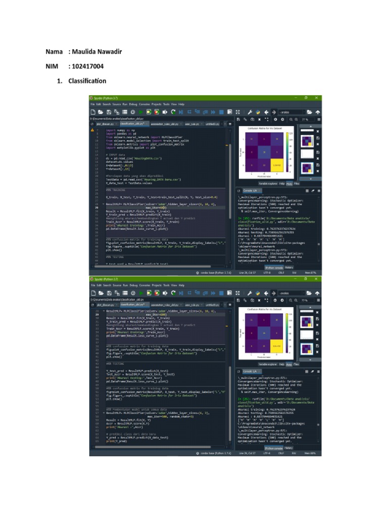 Tugas Data Analisis Coding New | PDF