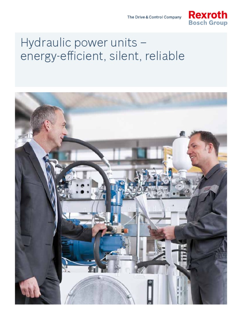 Bosch Rexroth Standard HPU | PDF | Efficient Energy Use | Pump