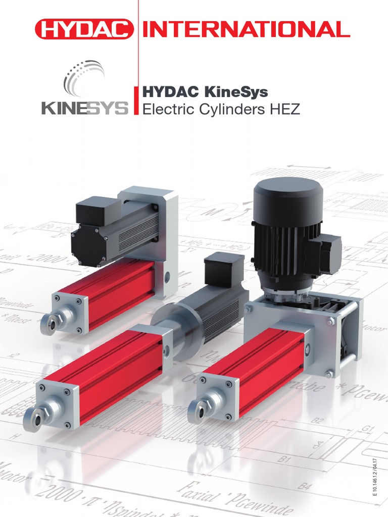 Hydac Kinesys: Electric Cylinders Hez | PDF | Electric Motor | Screw