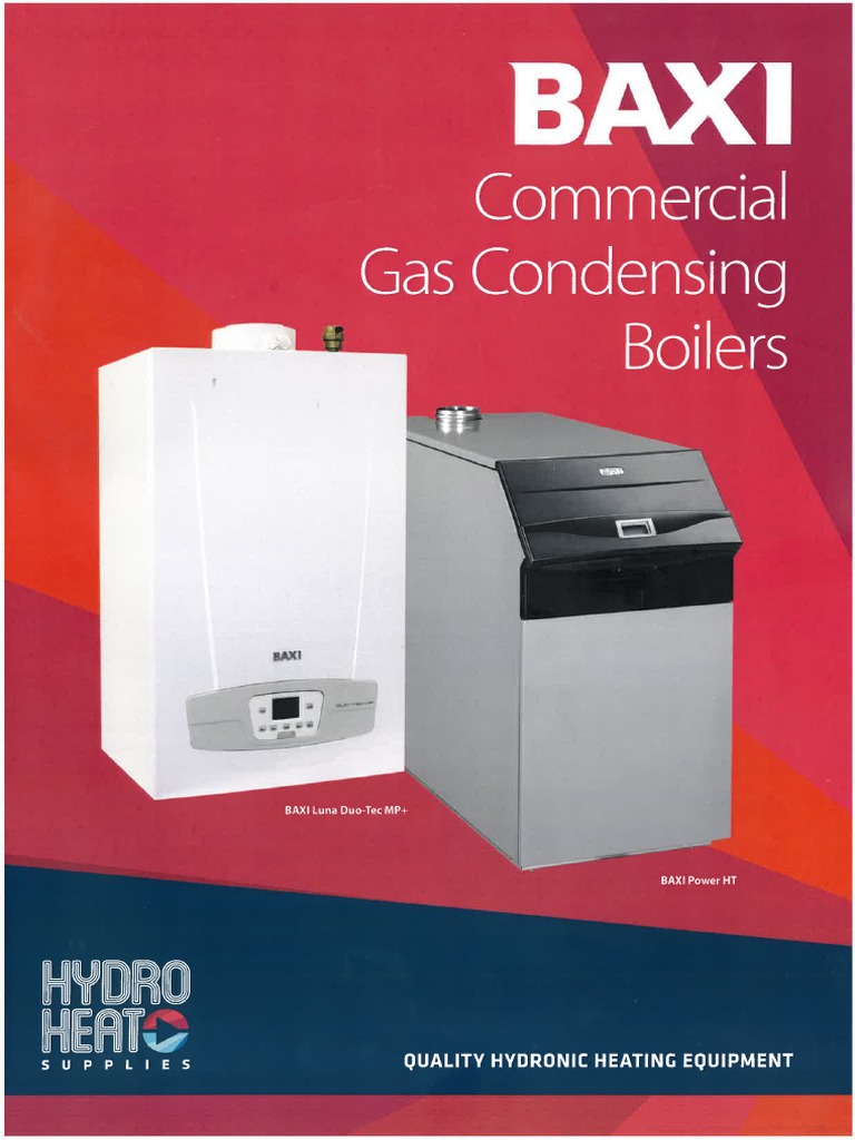 BAXI Commercial Gas Condensing Boilers | PDF