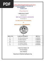 Air Pollution: Project Report | PDF | Air Pollution | Particulates
