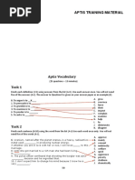Aptis Web Aptis Advance Key Tests 1-4 | PDF