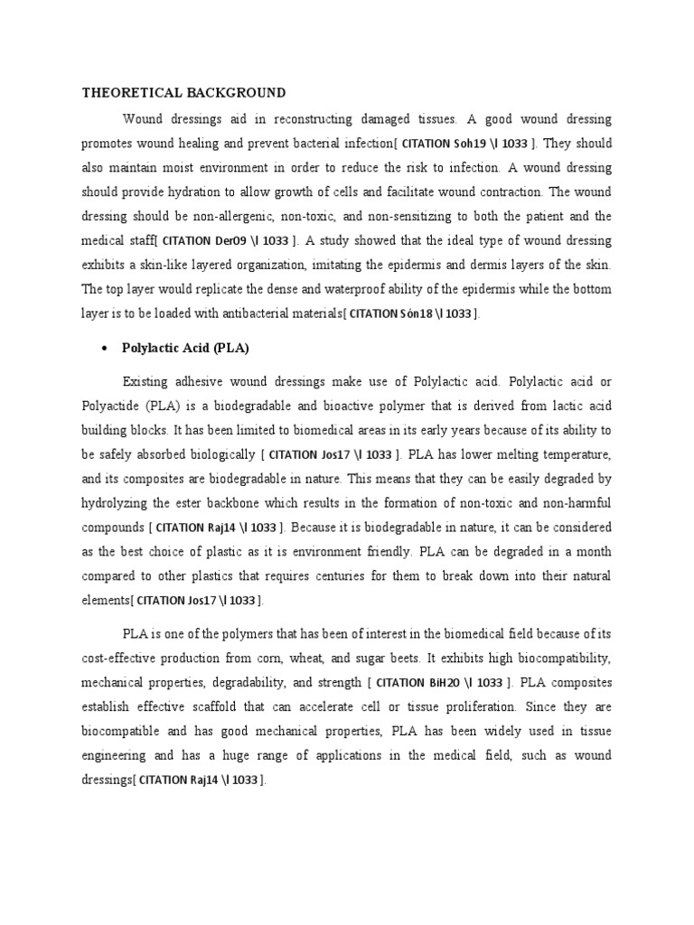 Theoretical Background: (CITATION Soh19 /L 1033) | PDF | Biodegradation ...