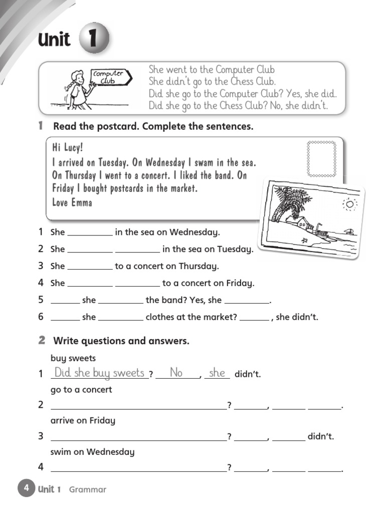 English World Level 4 Grammar Practice Book | PDF | Linguistics | Grammar