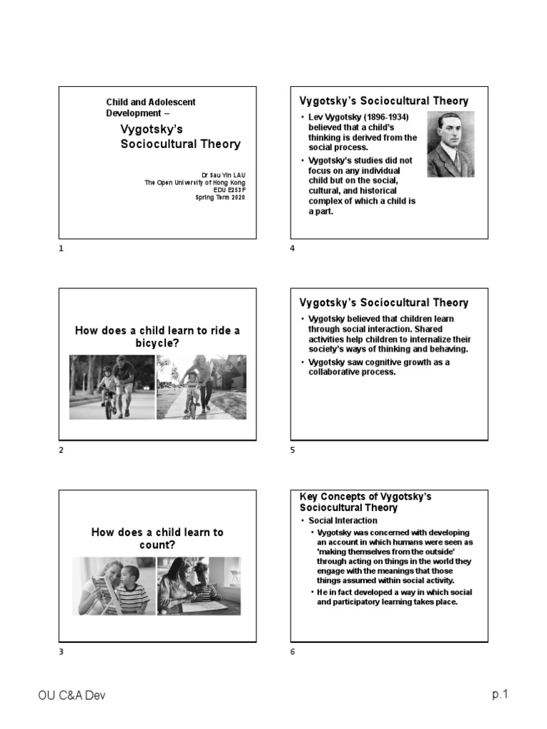 Vygotsky's Sociocultural Theory Explained | PDF | Cognitive Development ...