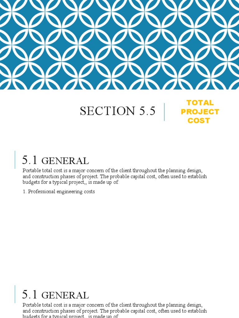 Total Project Cost | Download Free PDF | Expert | Business