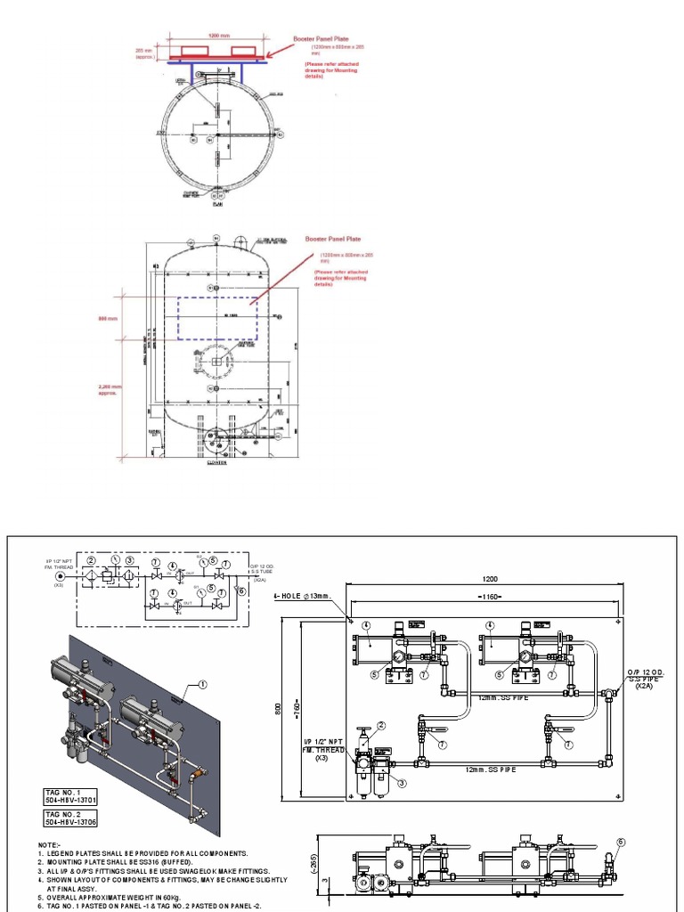 Tank Drawing Markup | Download Free PDF | Pipe (Fluid Conveyance ...