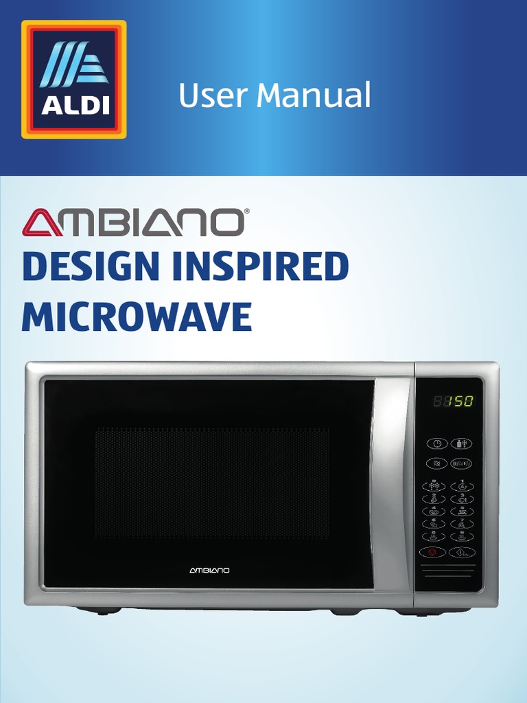 Design Inspired Microwave: User Manual | PDF | Grilling | Oven