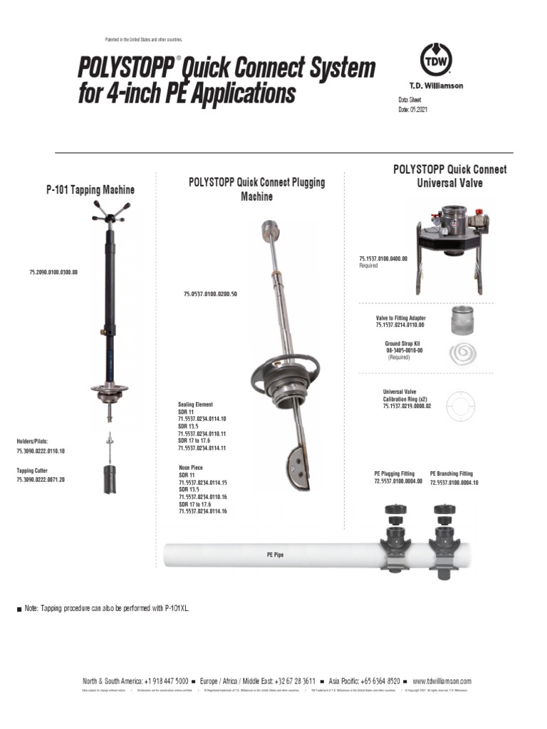 POLYSTOPP Quick Connect System 4-8in Datasheets-May2021Final | PDF ...