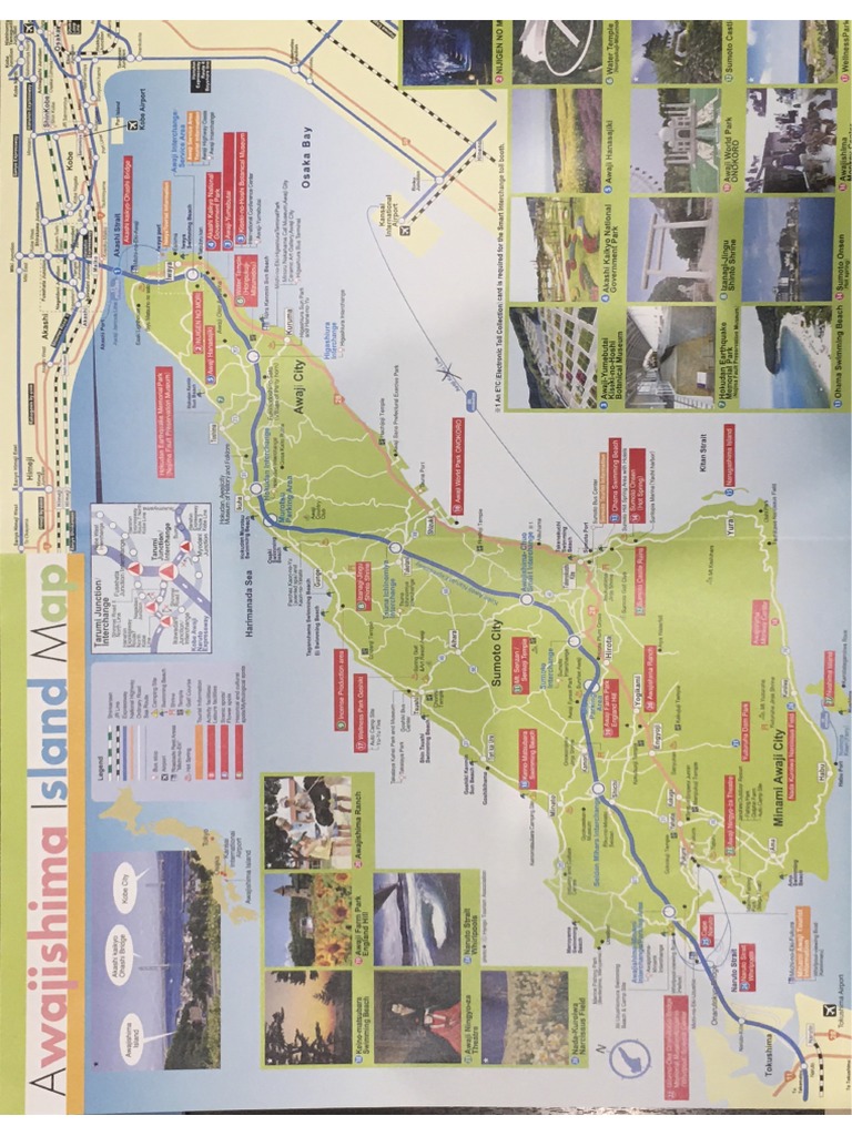 Awaji Island Map 1 | PDF