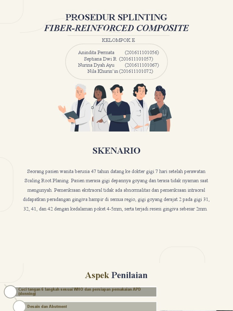 Tahapan Splinting Fiber Reinforced Splinting Pdf