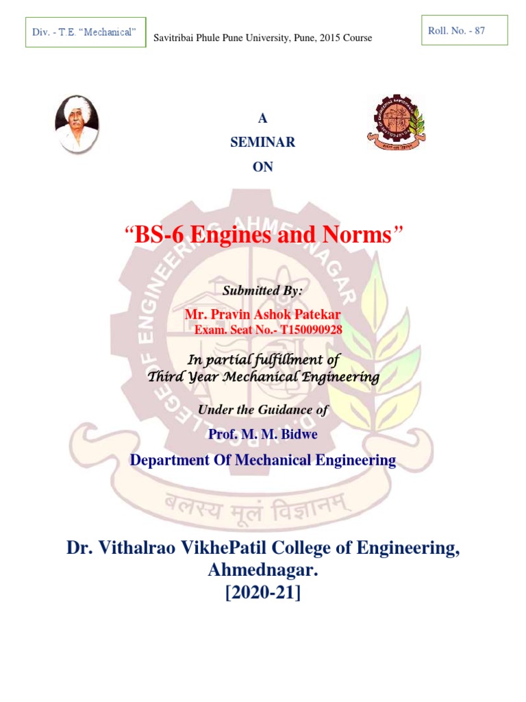 Bs 6 Engine | PDF | Exhaust Gas | Vehicles