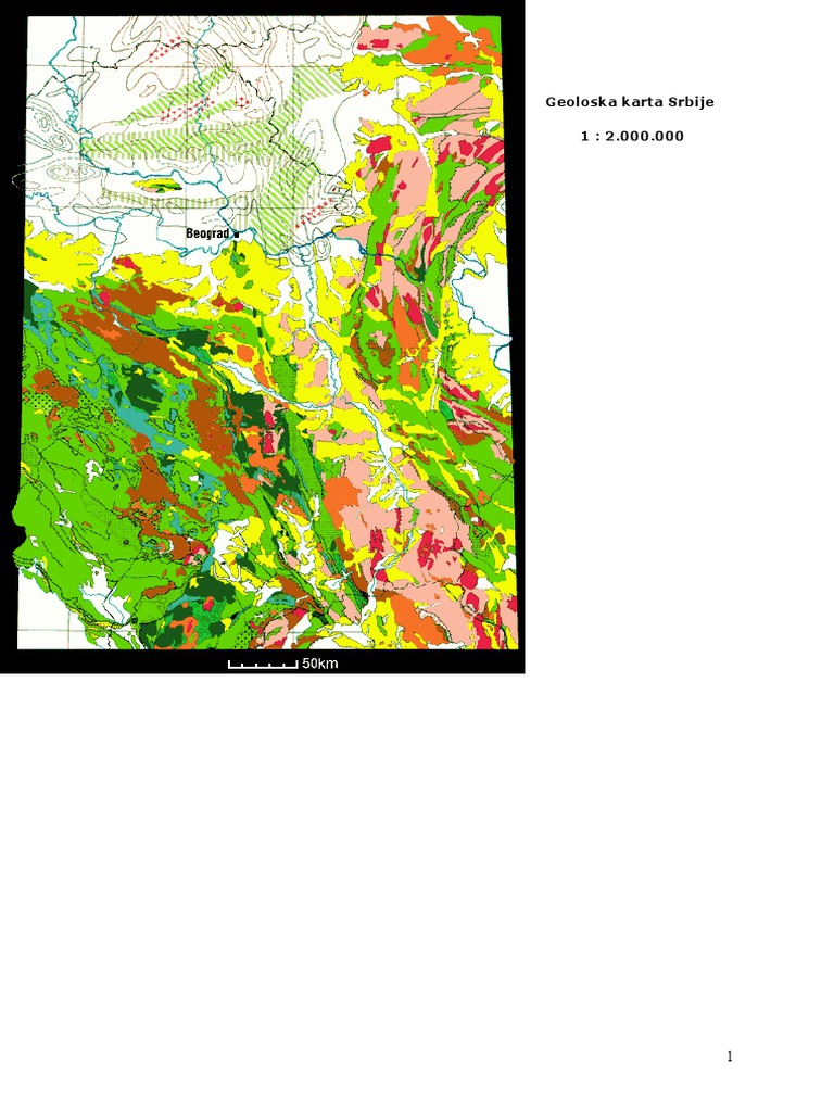 Geološka Karta Srbije | PDF