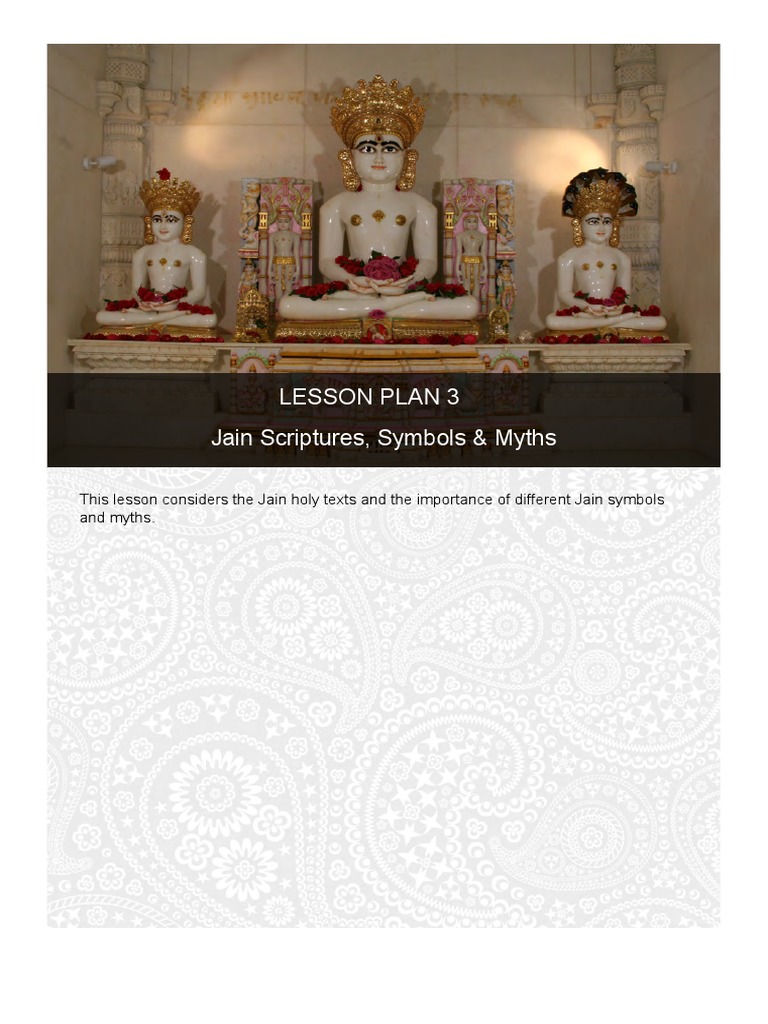 Lesson Plan 3 Jain Scriptures, Symbols & Myths | PDF | Indian ...