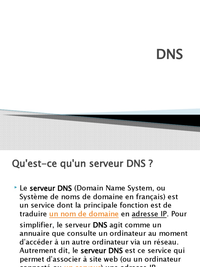 Dns | PDF | Système de noms de domaines | Réseau informatique