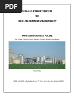 60 KLPD Grain-Based Distillery - A Snapshot | PDF | Distillation | Brewing