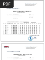 Galvanizing Certificate. | PDF