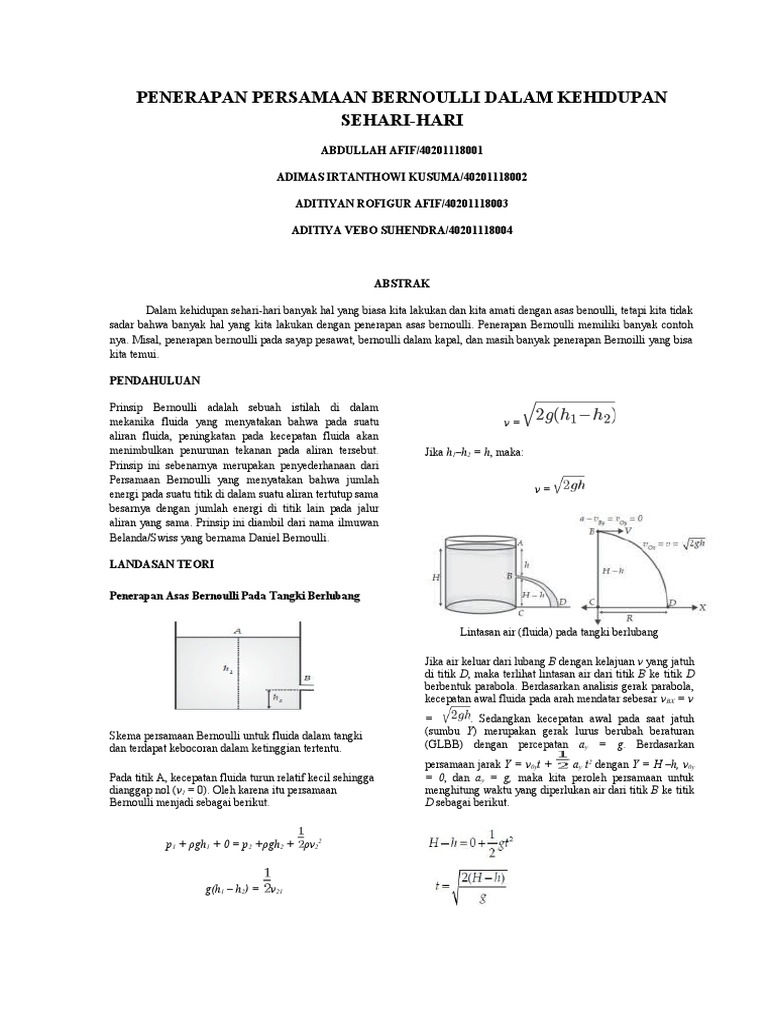 Paper Bernoulli | PDF