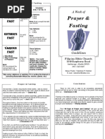 21-Day Daniel Fast Prayer Guide | PDF | Fasting | Prayer