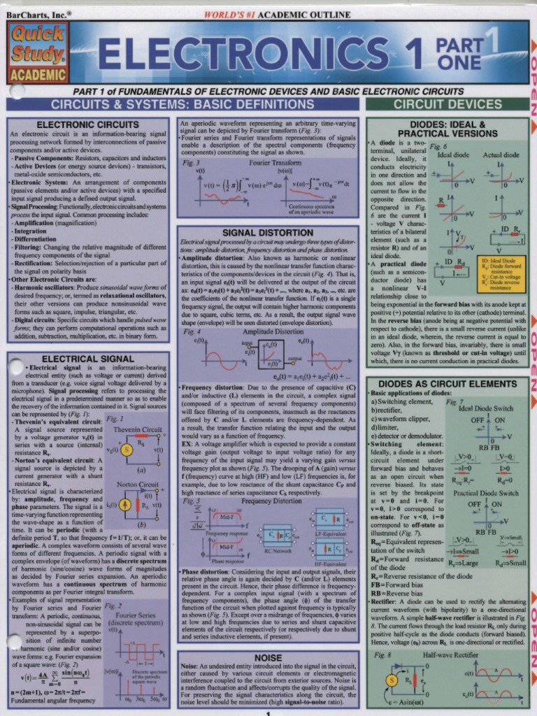 Electronics Part 1 | PDF