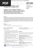 BASHH 2024 Syphilis Guidelines for Pregnancy | PDF | Pregnancy ...