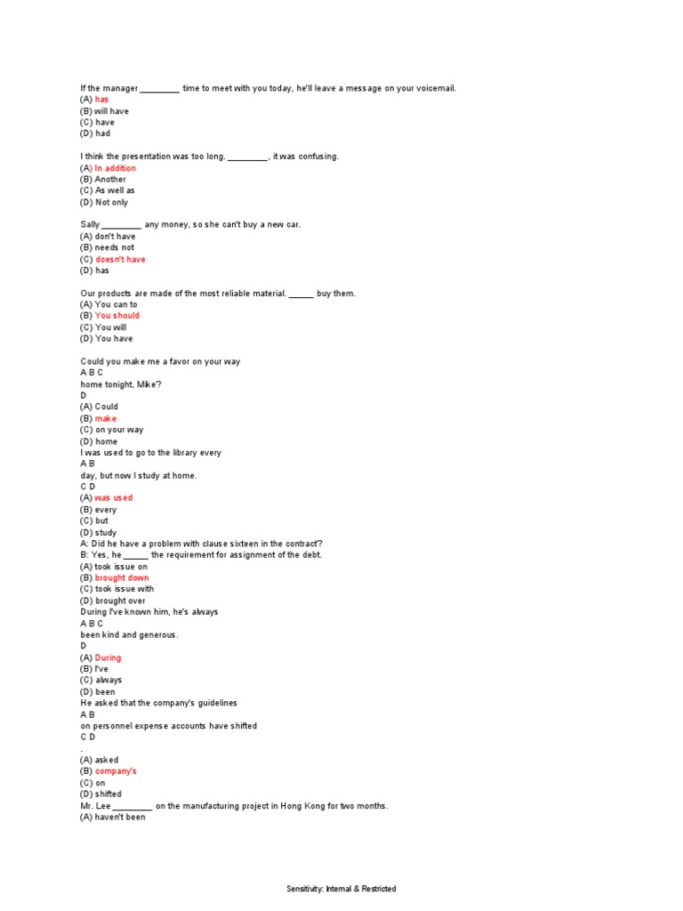 Sensitivity: Internal & Restricted | PDF | Business
