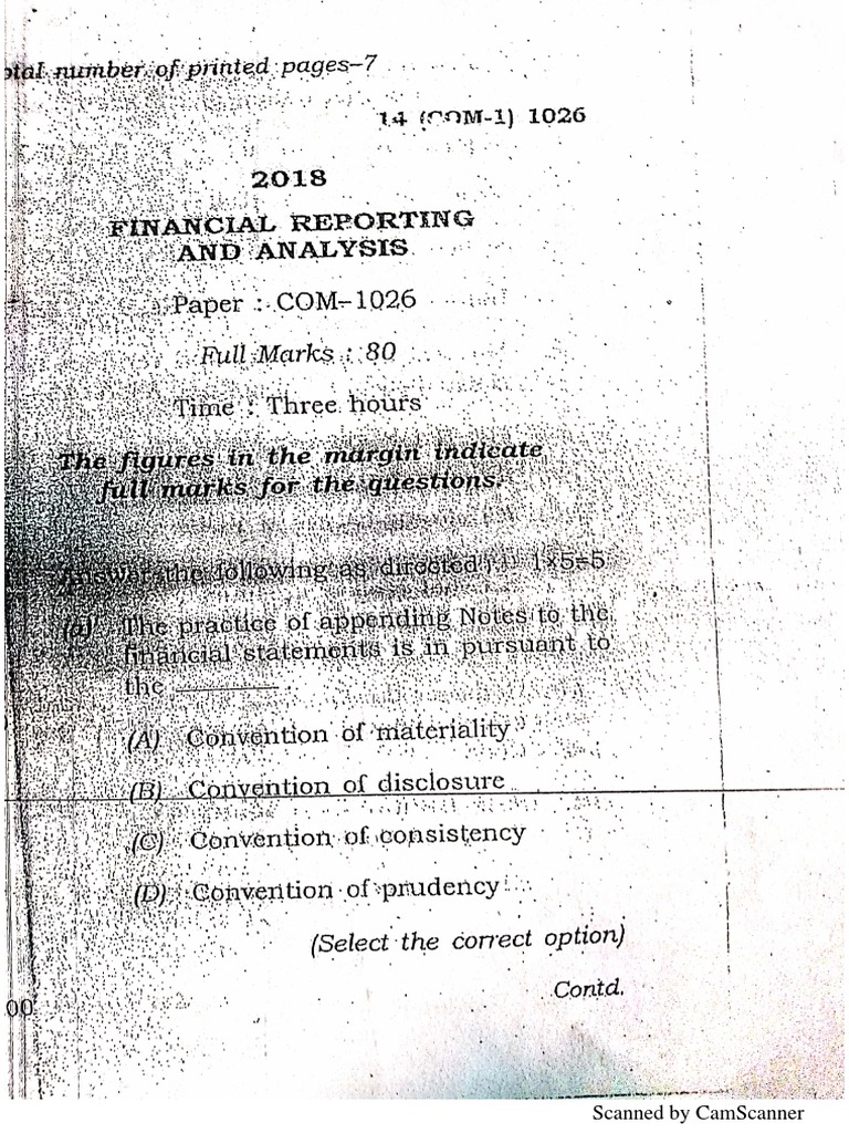 FRA 5yrs Question Paper | PDF