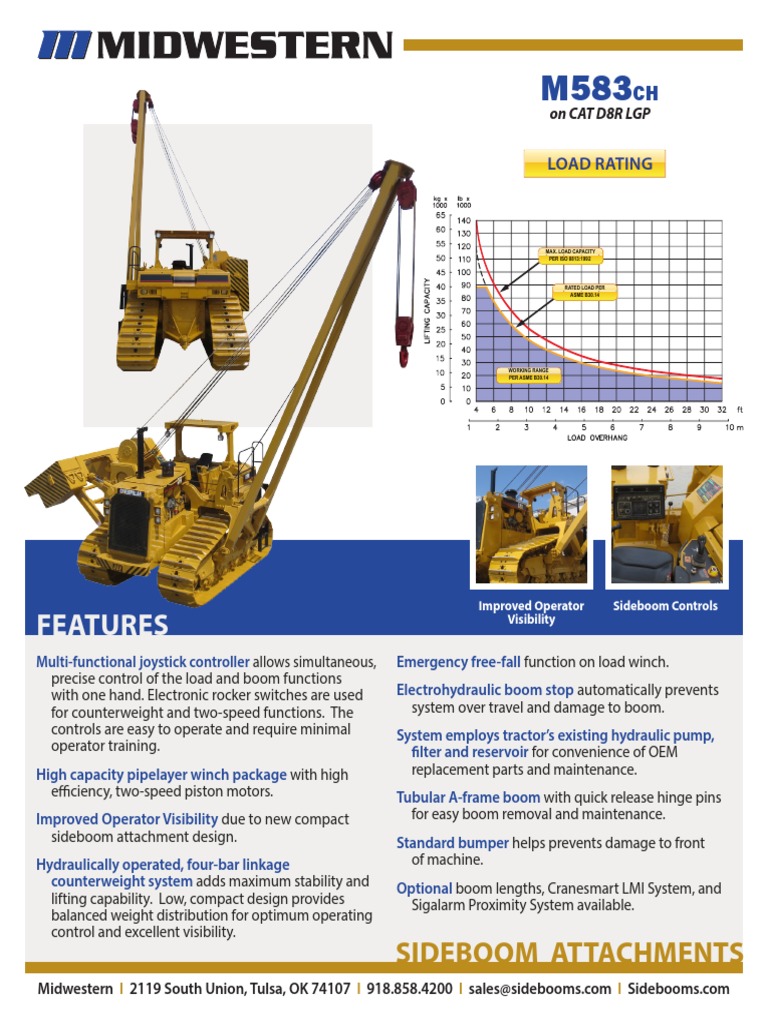 M583ch CAT D8R LGP Web Spec Sheet | PDF | Manufactured Goods | Machines
